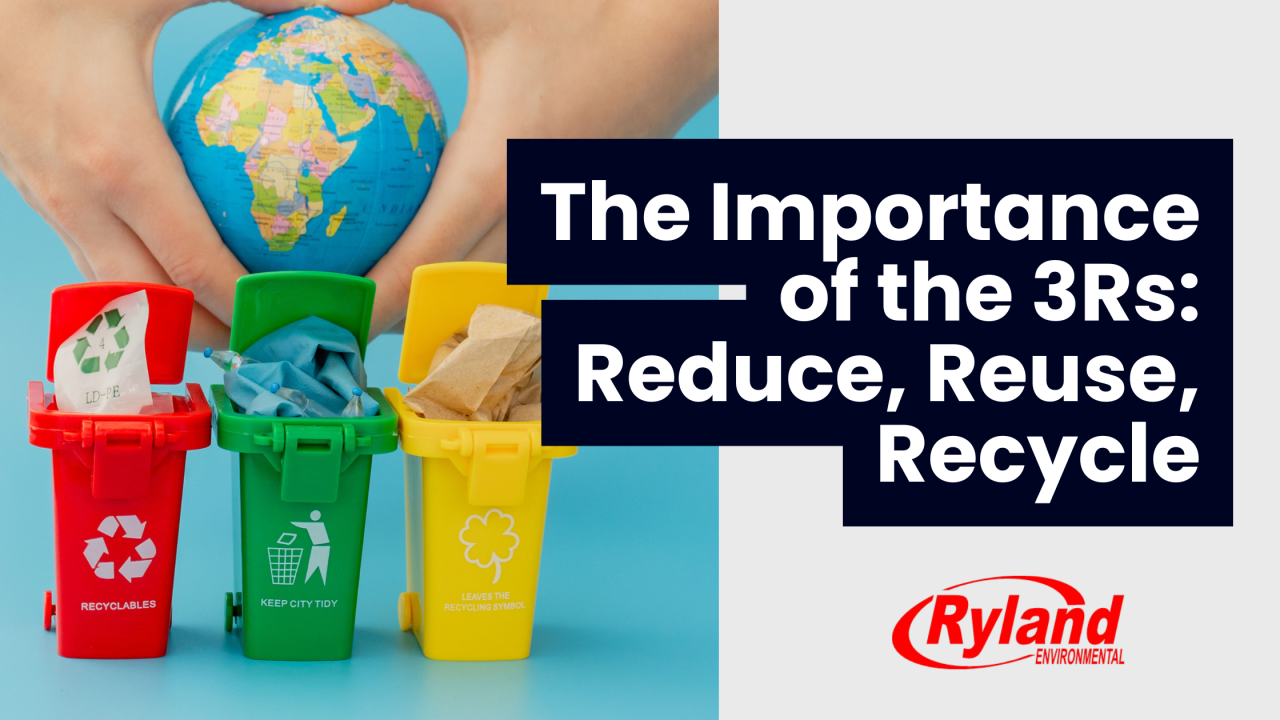 The Importance of the 3Rs: Reduce, Reuse, Recycle - Ryland Environmental